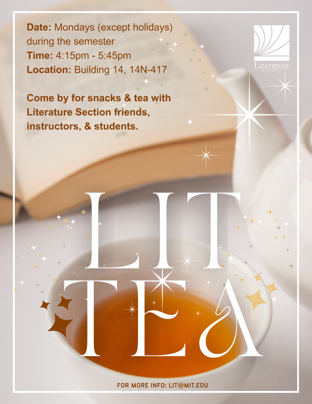 LIT@MIT | LITERATURE AT MIT