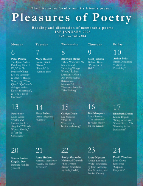 LIT@MIT | LITERATURE AT MIT