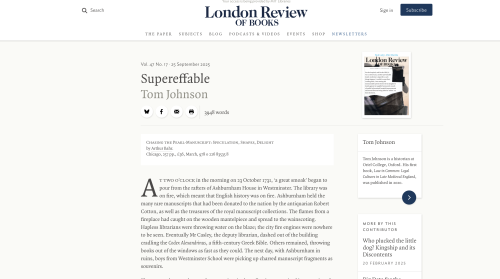 LIT@MIT | LITERATURE AT MIT